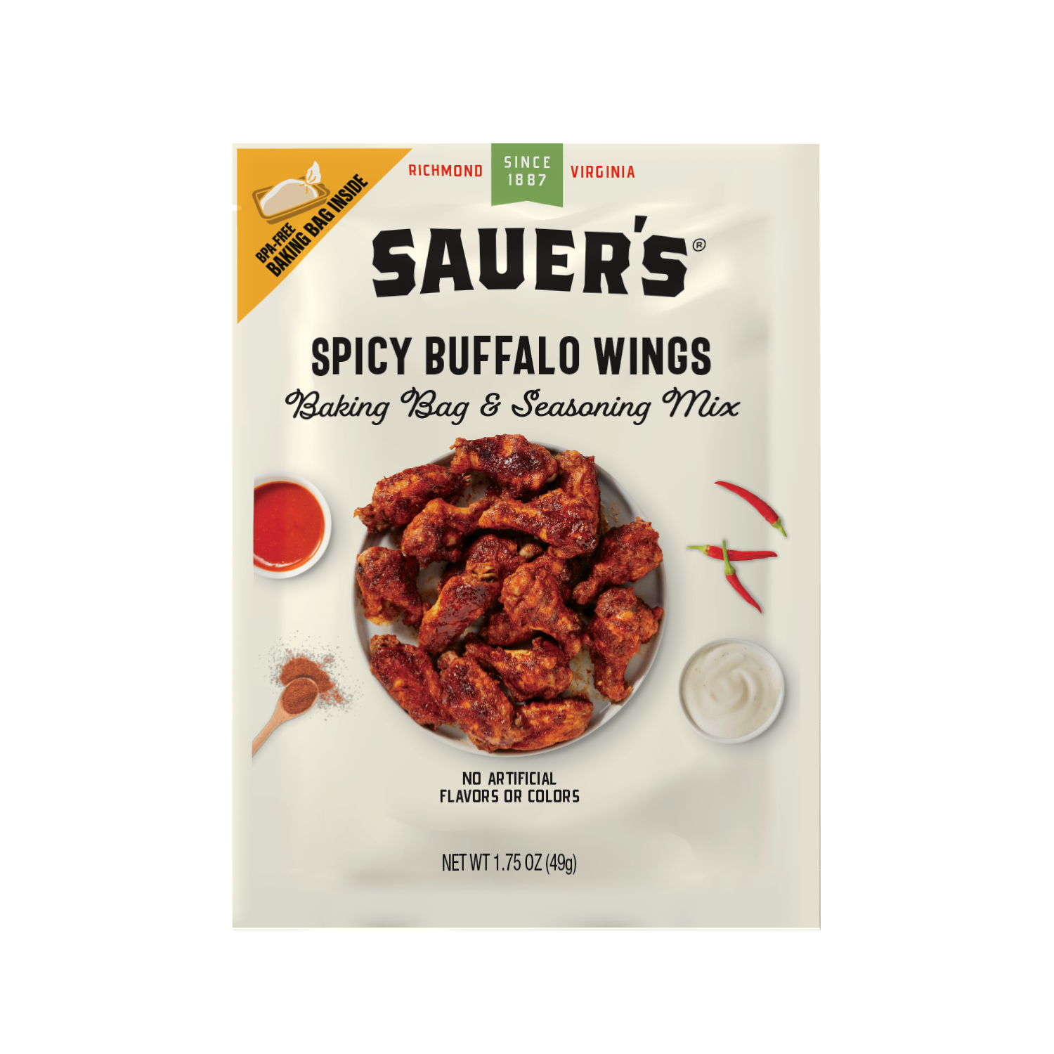 Buffalo Wings Baking Bag Mix – Sauer Brands